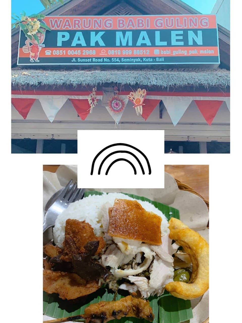 sunset road babi guling